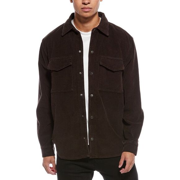 DL1961 | Shirts | Dl961 Mens Hudson Perry Corduroy Shirt Jacket Grey ...